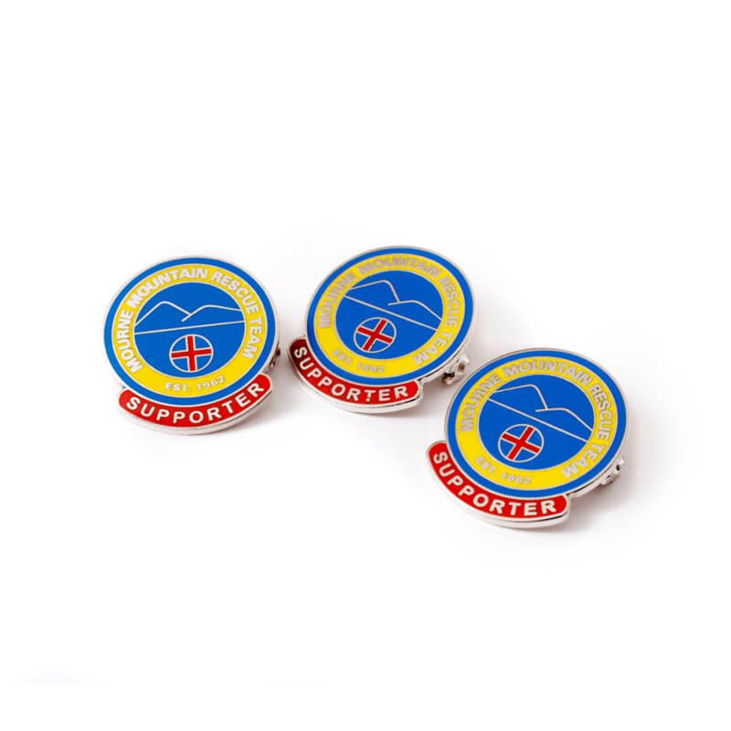 Hard Enamel Pin Badge - Mourne Mountain Rescue Team